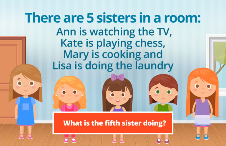 There are 5 sisters in a room - Riddle - Riddlesmash.com