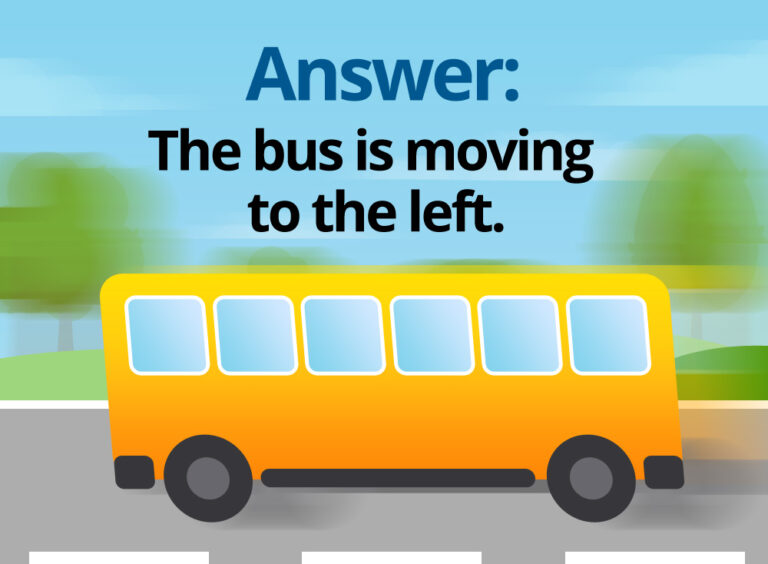 Which way is the bus going? - Riddlesmash.com