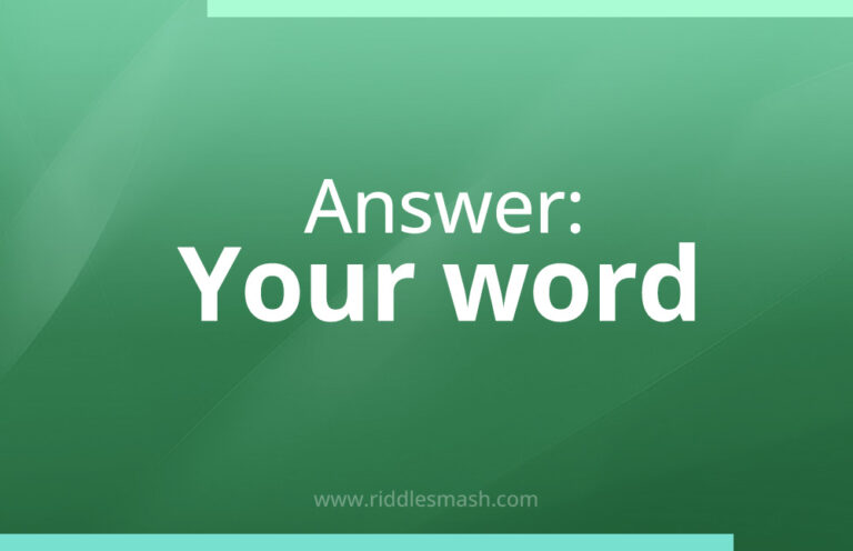 What can you keep after giving it to someone? - Riddlesmash