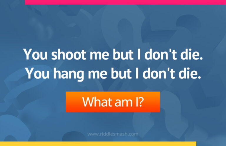 I have no life, but I can die - Riddle - Riddlesmash.com