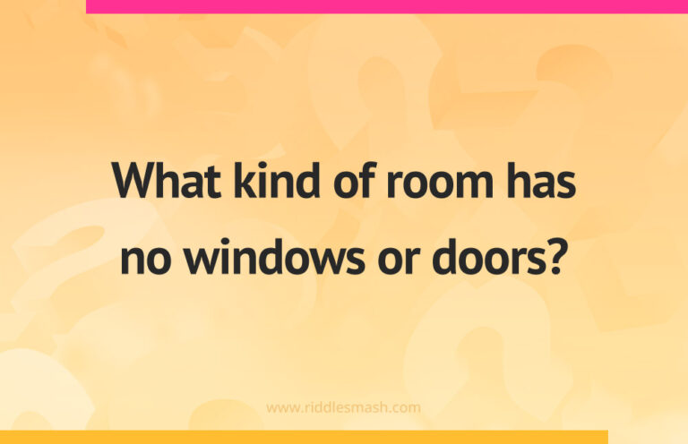 Imagine you are in a room, with no doors or windows - Riddle ...