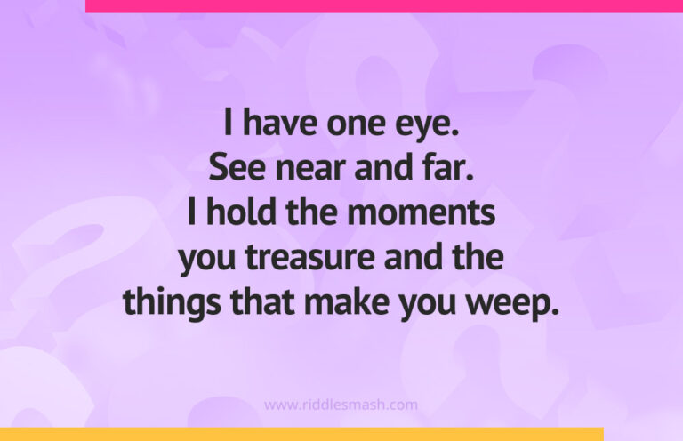 I have an eye but cannot see, I am fast but I have no limbs – Riddle ...