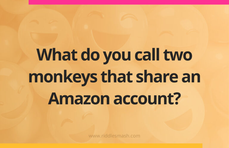 What do you call two monkeys that share an Amazon account ...